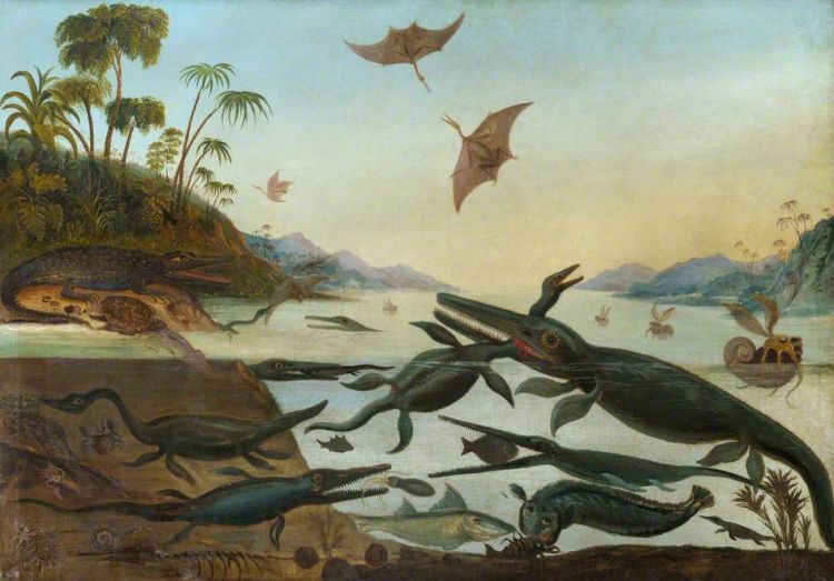 Lockdown creativity: Recreating an iconic scene of Jurassic sea life ...